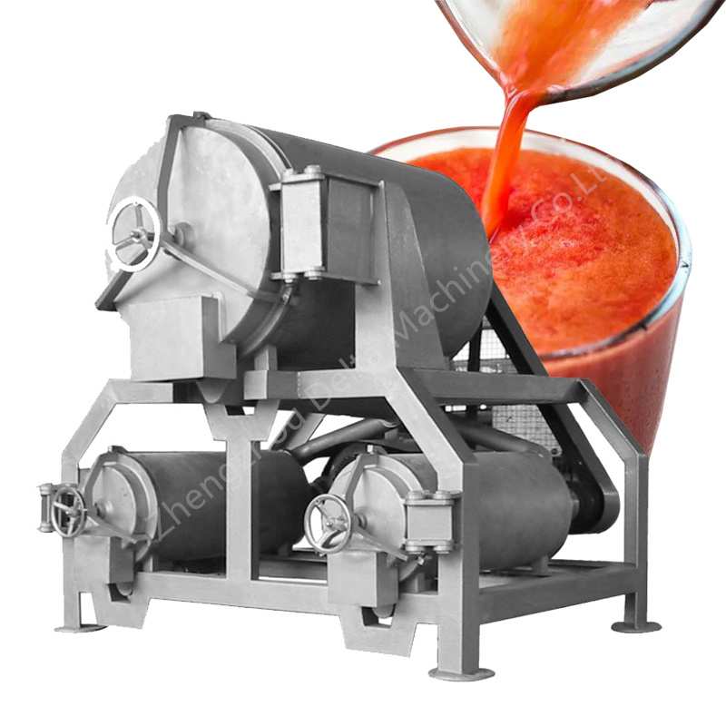 Tomato Pulping Machine with Three-Channel Form - Zhengzhou Delta Machinery