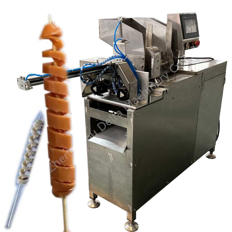 Sausage Cutting Skewering Machine with Automatic Stretching - Zhengzhou ...